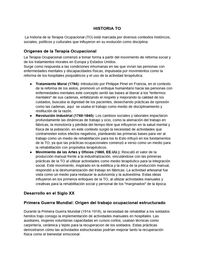 Apuntes Final Intro | PDF | Terapia ocupacional | Paradigma