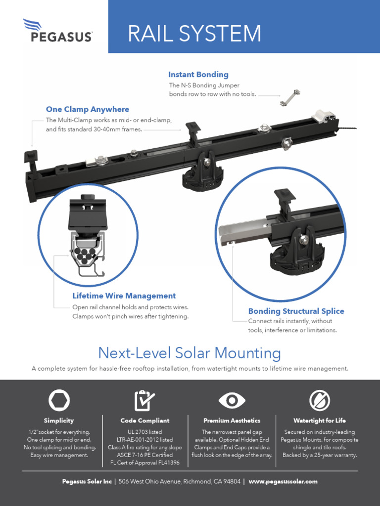 Pegasus Rail System - Rev A | PDF | Manufactured Goods