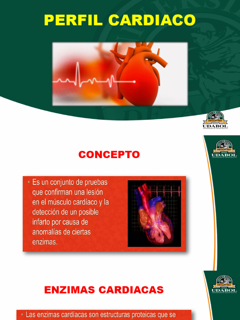 Tema 16. Perfil Cardiaco | PDF