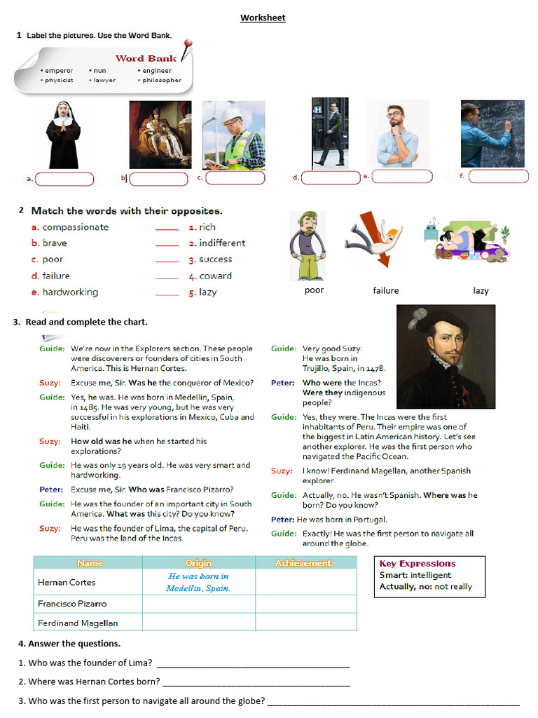 Worksheet 5° | PDF