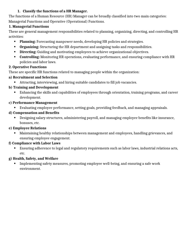 Human Resource Management 2nd Sem | PDF | Human Resource Management ...