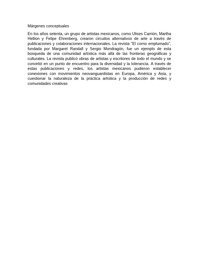 Márgenes Conceptuales | PDF