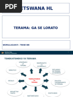 Tlhamo ya Setswana le Ditlhangwa | PDF | Languages Of Africa | Languages