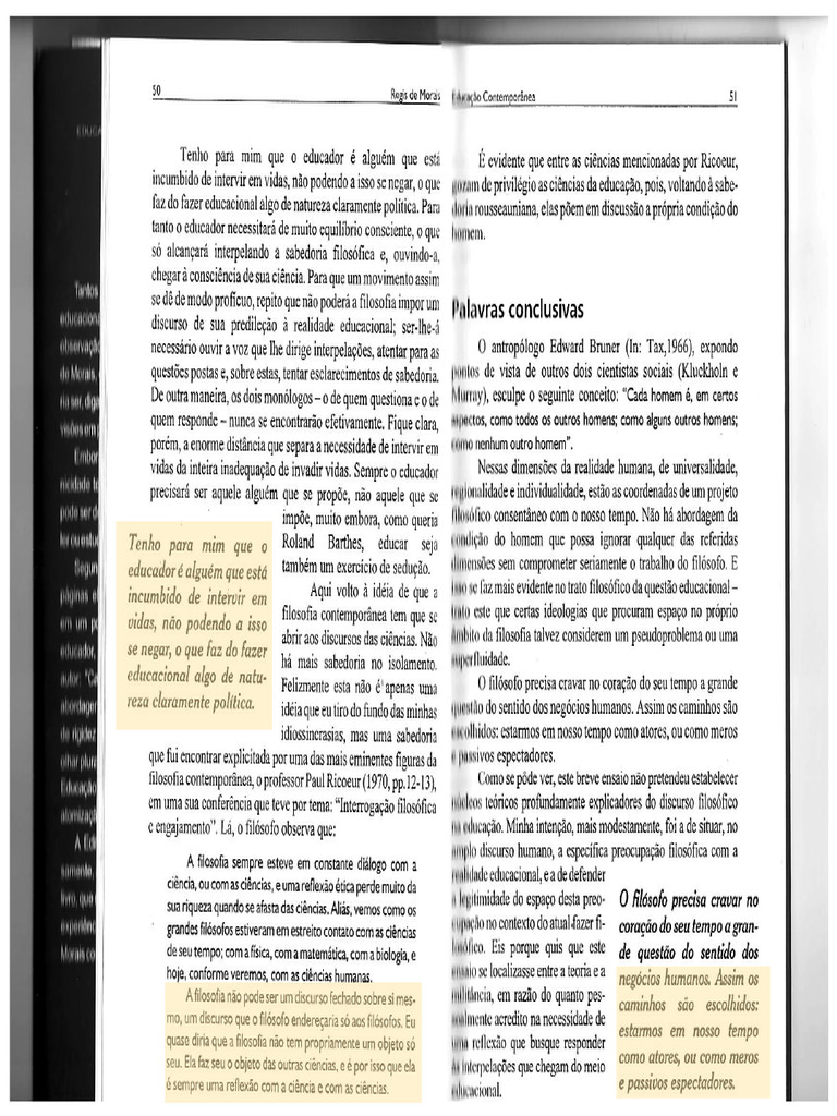 Discurso Humano e Discurso Filosófico 2 | PDF