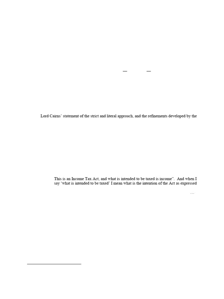Tax Statutes Interpretation Principles | PDF | Statutory Interpretation ...