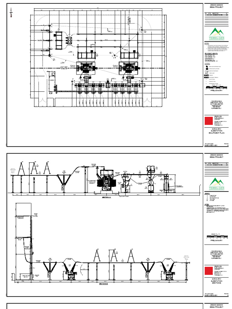345-34.5kV Substation ULTEIG - High Voltage Design Drawings | PDF ...