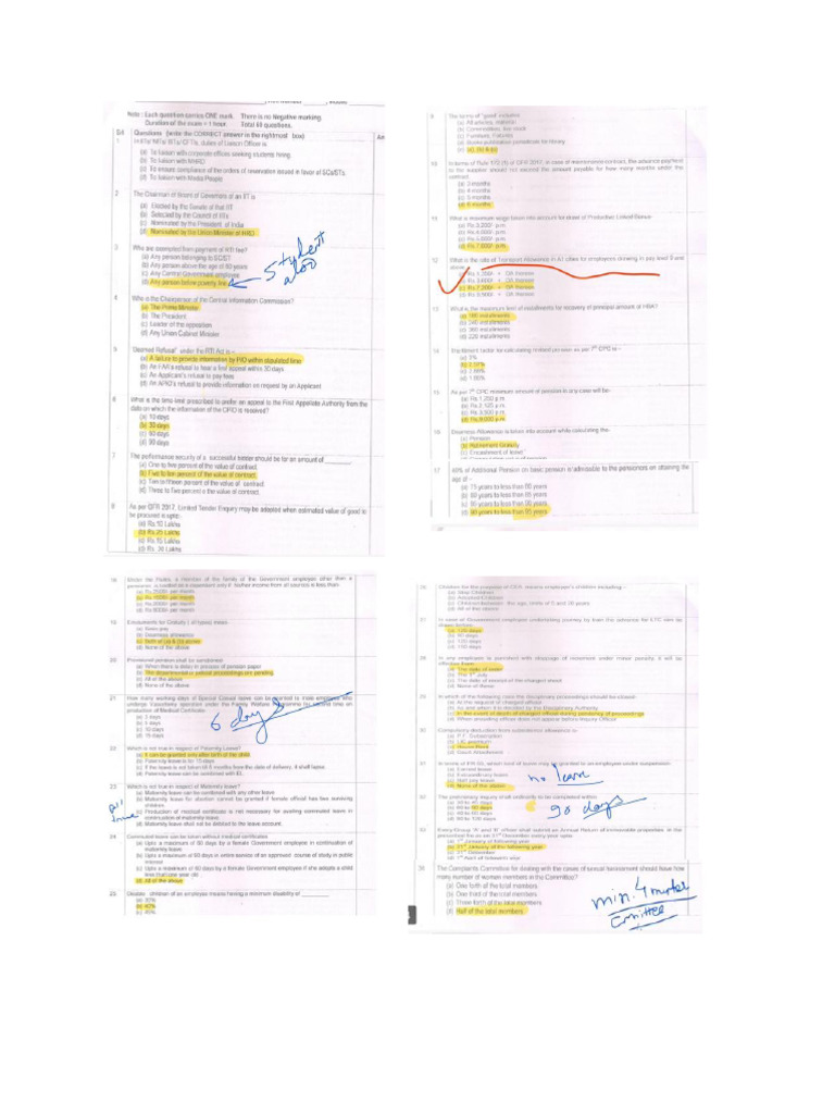 IIT DELHI Assistant Registrar Paper | PDF