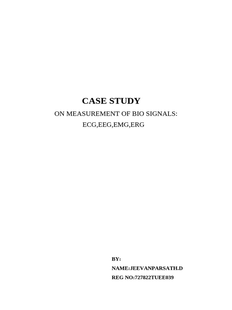 EMG Insights from PhysioNet Dataset | PDF | Electrocardiography ...