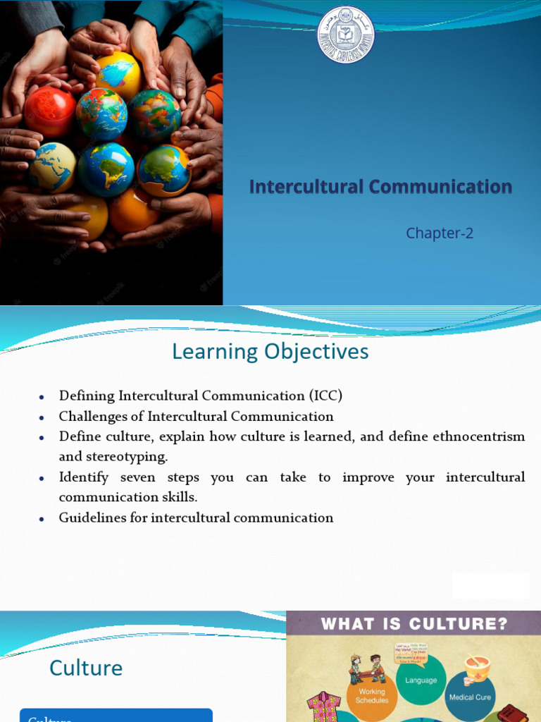Chapter 2 Intercultural Communication | PDF | Communication | Cross Cultural Communication