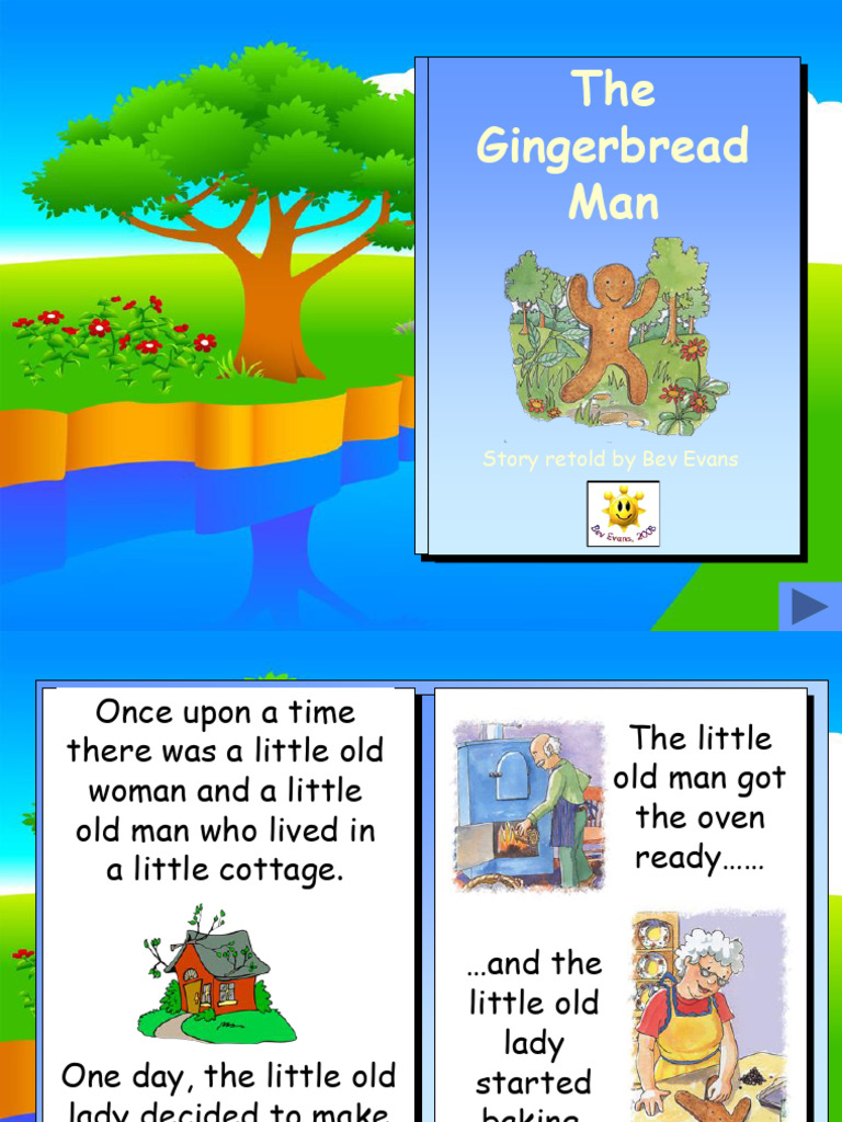 Gingerbread Man Story Book | PDF