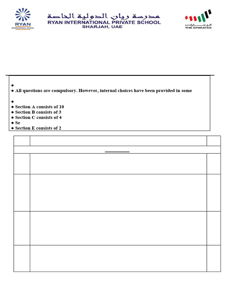 DBMS Worksheet for Class XII (2025-2026) | PDF | Relational Model ...