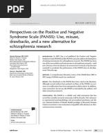 Positive and Negative Syndrome Scale (PANSS) | PDF | Schizophrenia ...