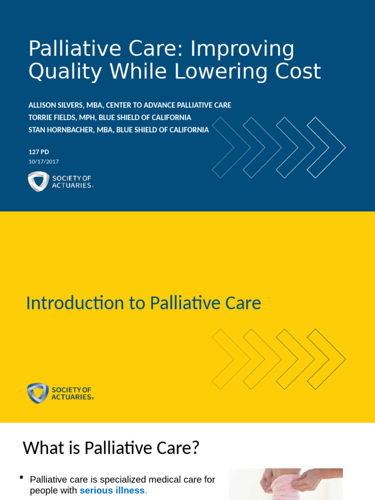 Palliative Care: Quality & Cost Benefits | PDF | Palliative Care ...