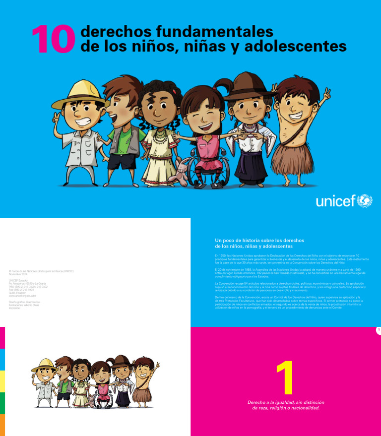 Derechos Del Niño y Niña Adolescente | PDF | Derechos de los niños | Unicef