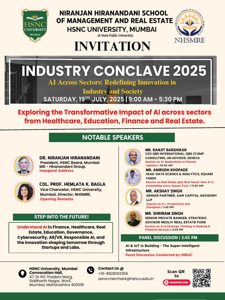 HSNCU - Industry Conclave 2025 - 5 | PDF | Economies