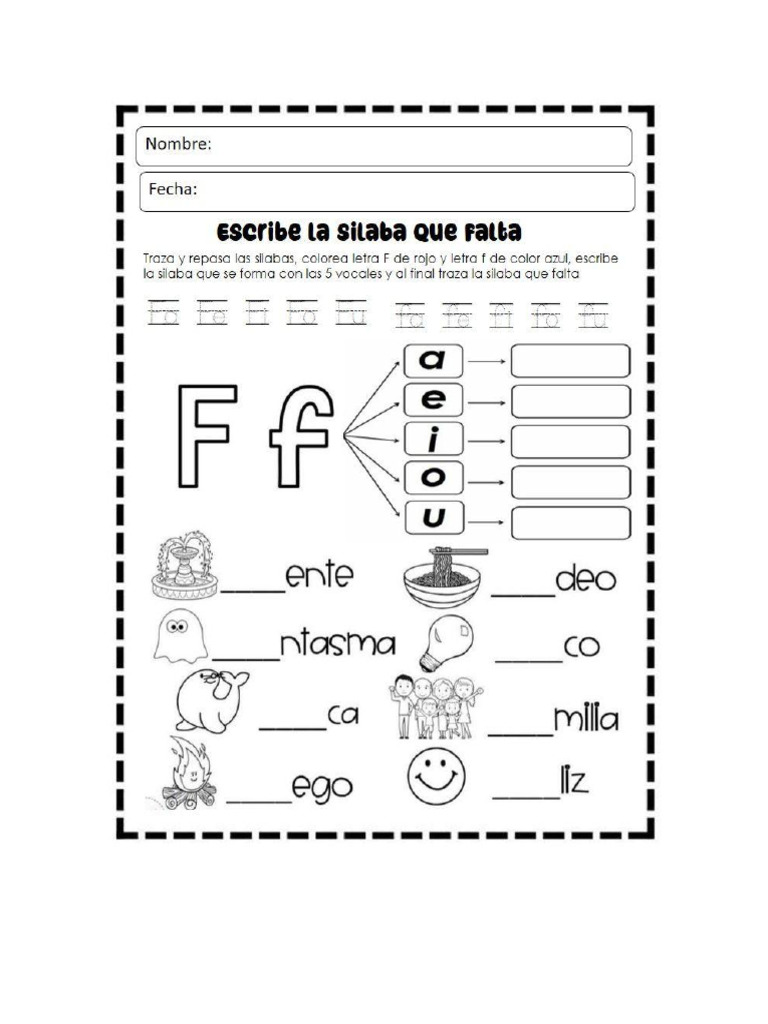 Consonante F | PDF