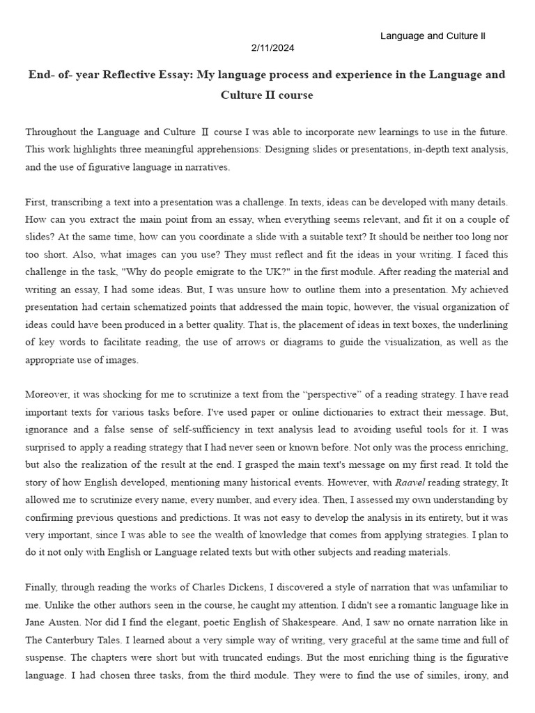 The Function of A Language Course | PDF | Essays | Human Communication