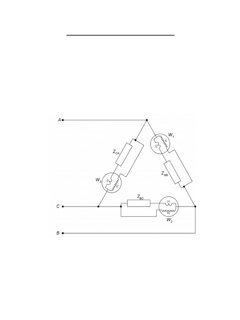 Ch4 - Three Phase Power Measurement | PDF | Electrical Engineering | Electronics