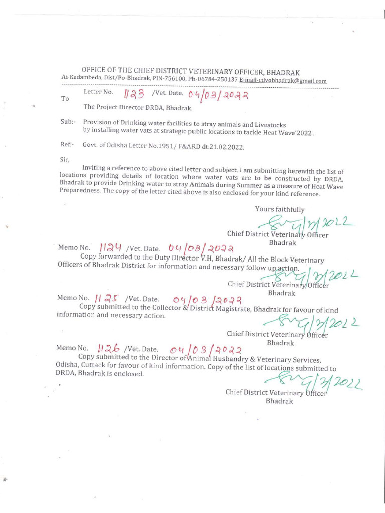 Bhadrak District Village and Block List | PDF