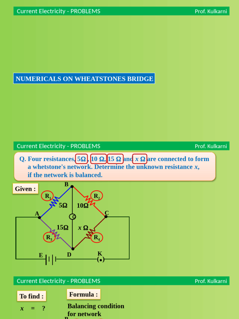Boards - Current Electricity-Problems-02 | PDF