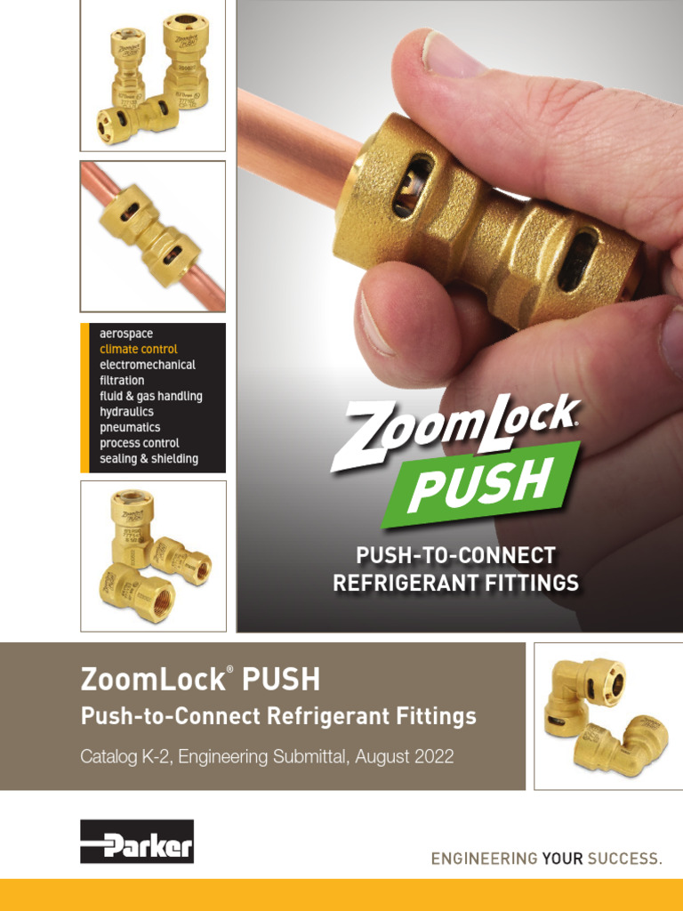 ZoomLock PUSH Fittings Catalog K-2 | PDF | Specification (Technical ...