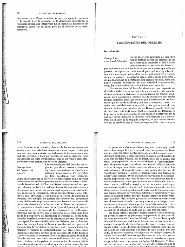 Atienza Concepciones Del Derecho | PDF