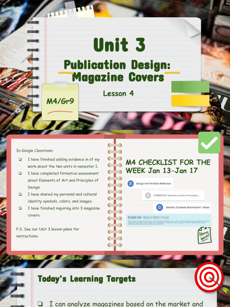 M4 Design Unit 3 Lesson Plans 2024 - 25 | PDF | Target Audience ...