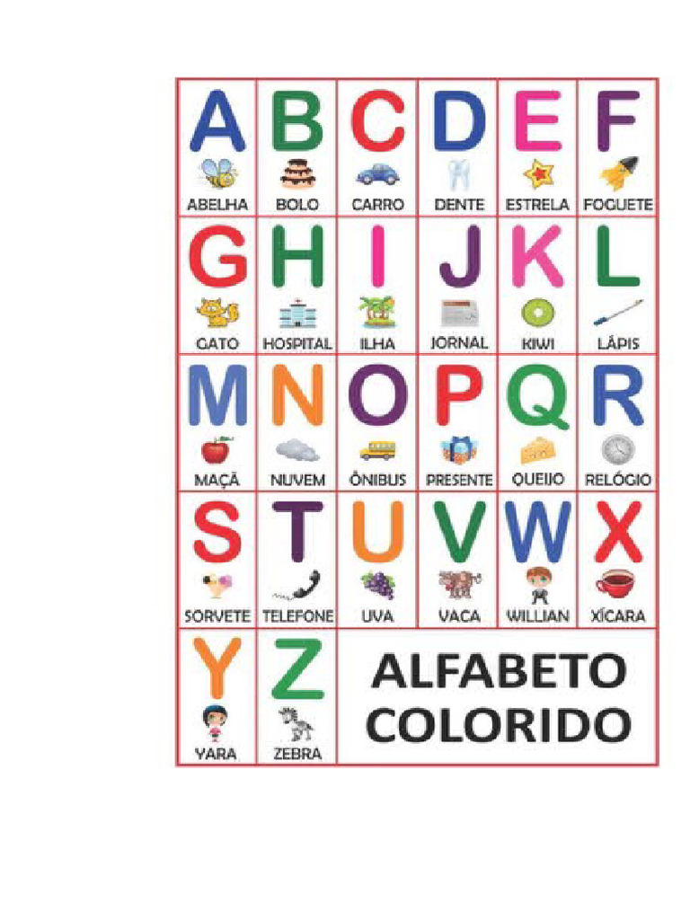 Alfabeto Colorido | PDF