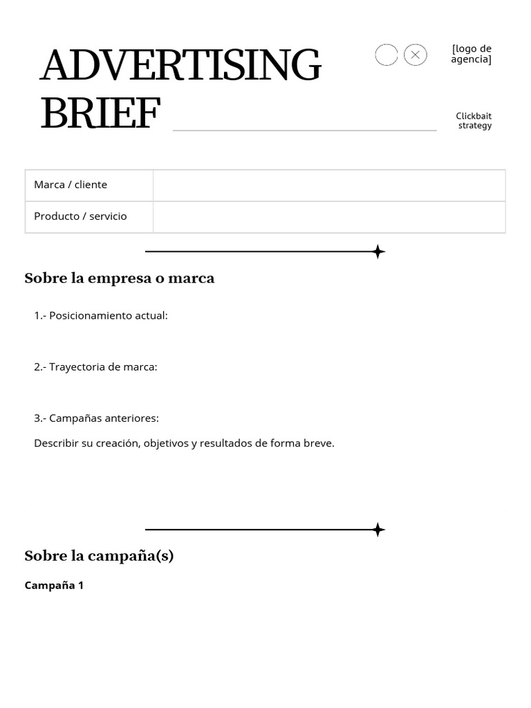 Advertising Brief | PDF