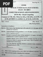 BIS613D Cloud Computing Model Paper | PDF | Message Passing Interface ...