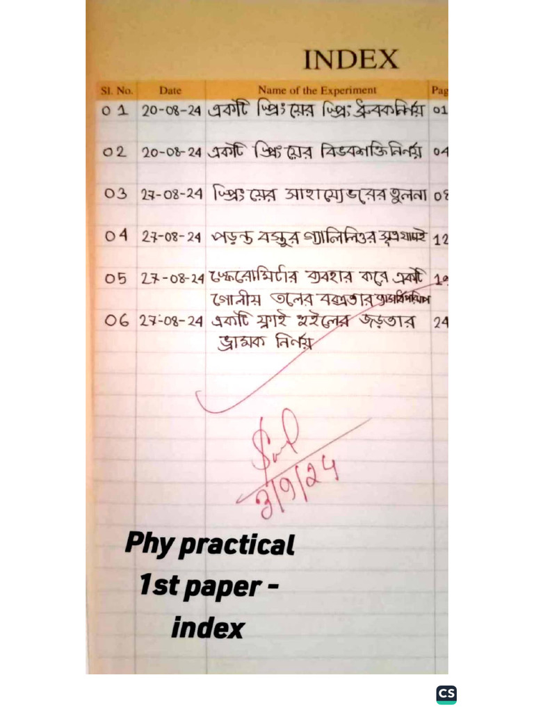 Physics 1st Paper All Practical | PDF