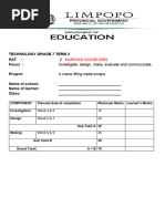 Grade 8 Term 1 Technology PAT 1 2026 | PDF