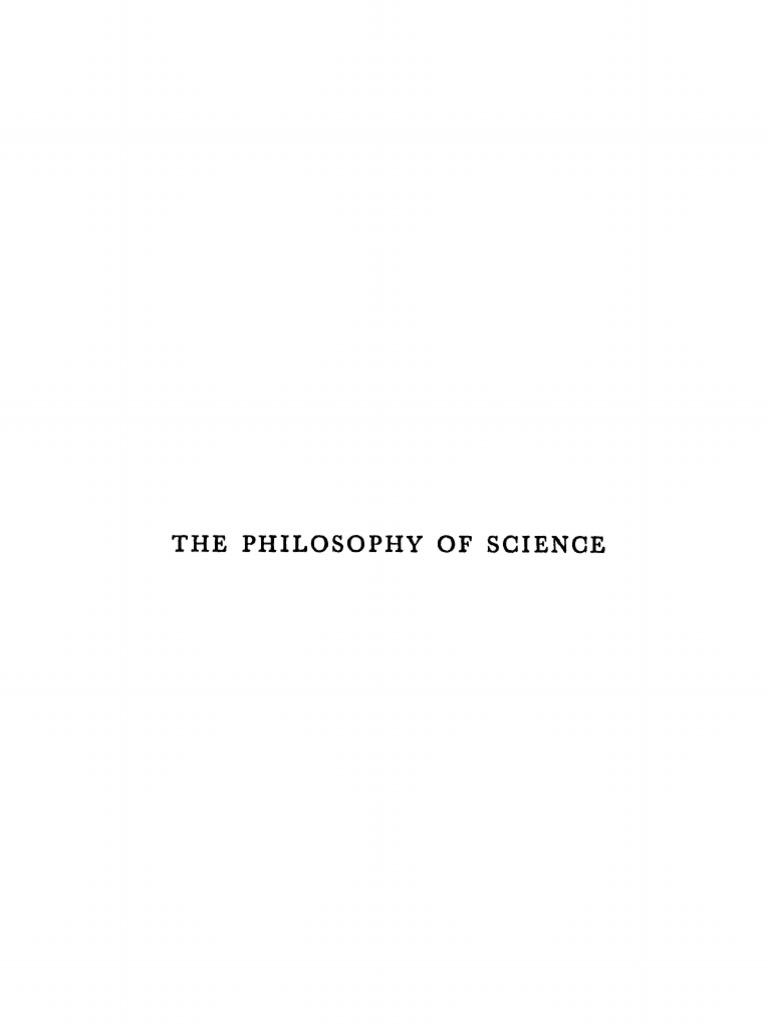 The Philosophy of Science Toulmin | PDF | Optics | Science