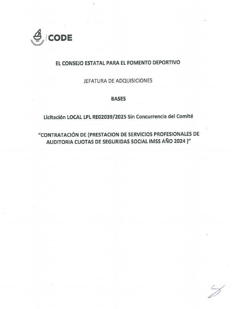 Bases Code Imss | PDF