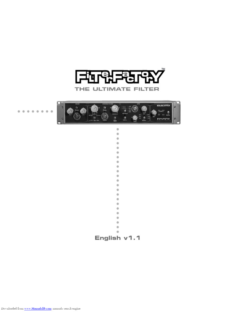 Electrix Filter Factory | PDF