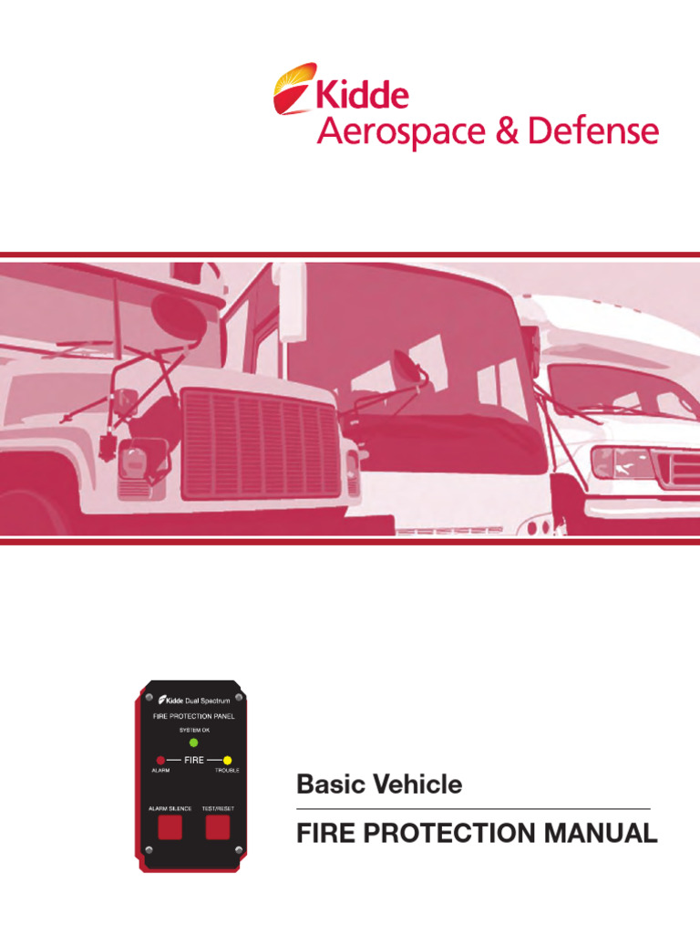 Kidde Vehicle Fire Protection Manual | PDF | Sensor | Fires