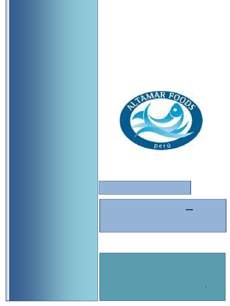 Altamar HACCP - Fish | PDF | Food Safety
