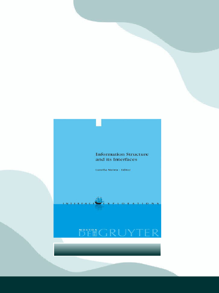 Information Structure and Its Interfaces Interface Explorations 1st ...