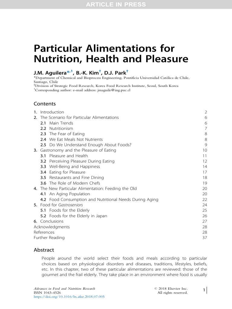 Particular Alimentations for Health & Pleasure | PDF | Obesity | Diet ...