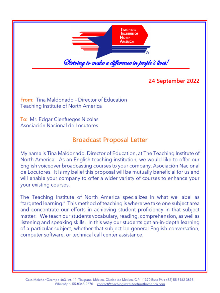 English Voiceover Course Proposal | PDF | English Language | Learning