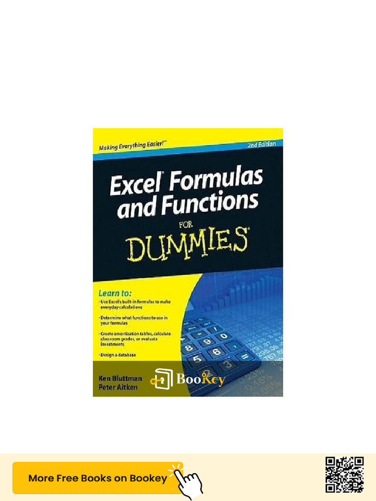Excel Formulas and Functions For Dummies PDF | PDF | Statistics | Microsoft Excel