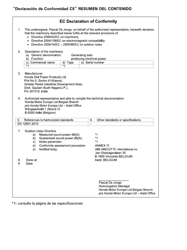 Honda EU70 I | PDF