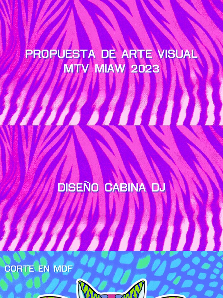 Propuesta de Arte Visual MTV MIAW 2023 | PDF