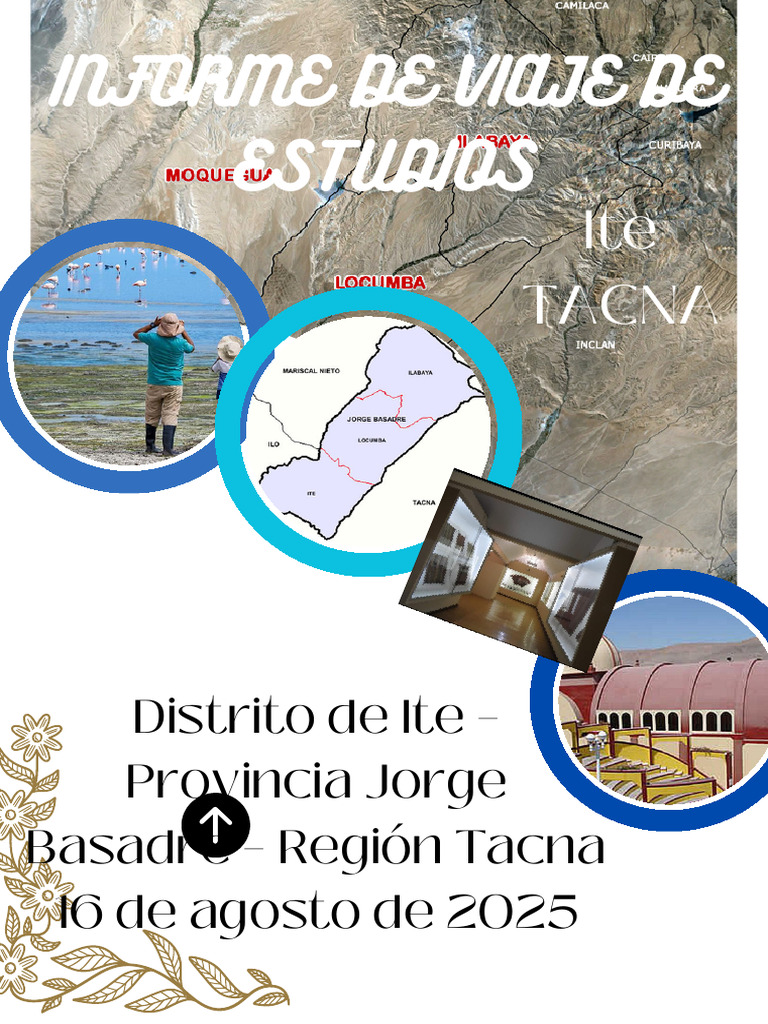 Documento A4 Portada de Guía de Viaje Turismo Corporativa | PDF
