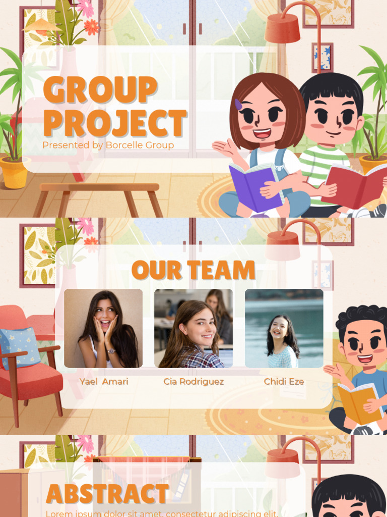 Colorful Cute Illustrative Group Project Presentation - 20250821 ...