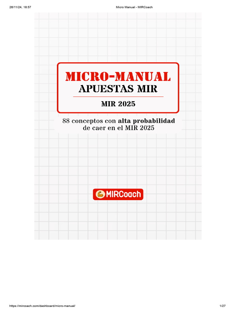 MIRCoach Micro Manual Guide | PDF