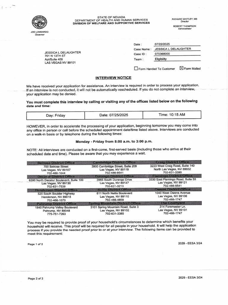 Welfare Docs Template | PDF