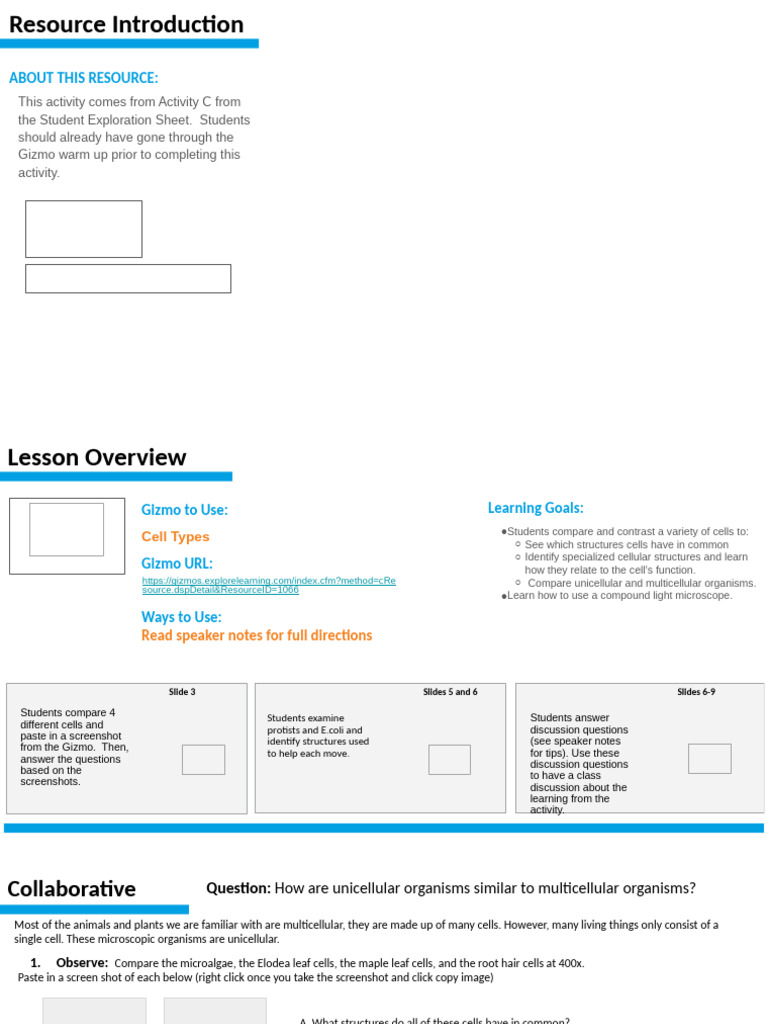 Gizmos Cell Types (1) | PDF | Organelle | Cell (Biology)
