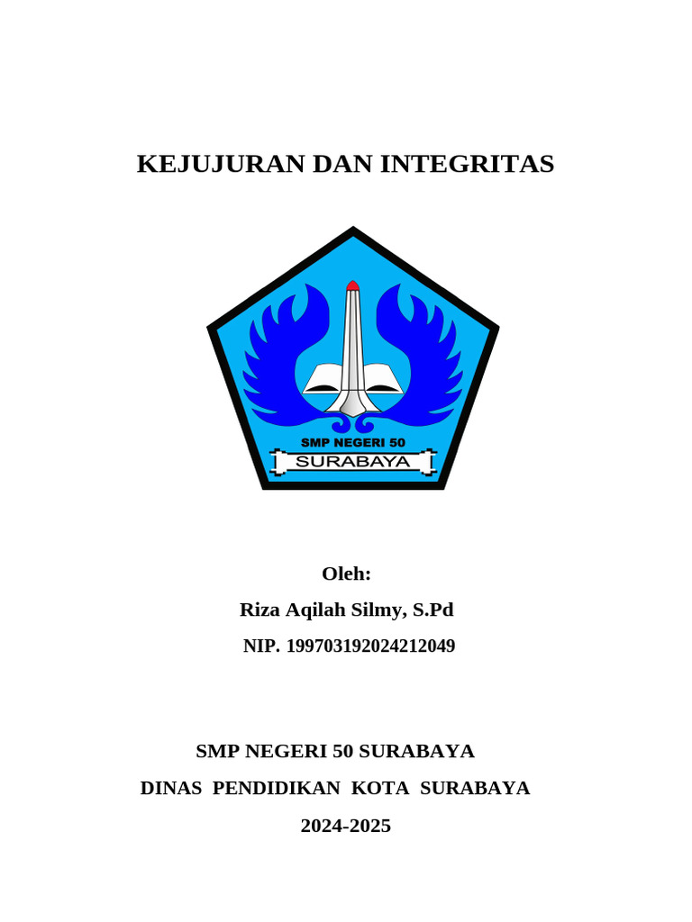 Modul BK Kelas 7 (Kejujuran Dan Integritas) | PDF