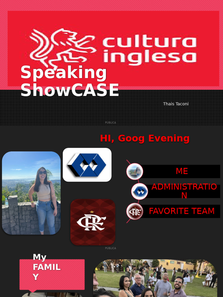 Speaking ShowCASE - Thais | PDF